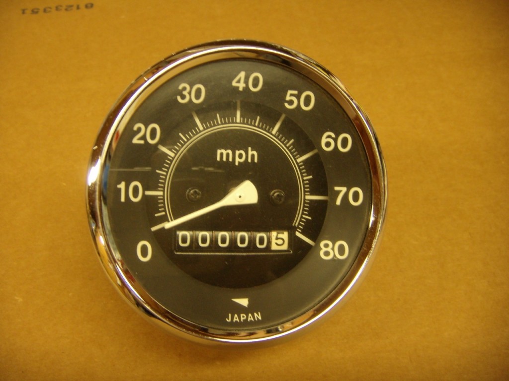 Speedometer, Arrow 0-80 MPH – Arctic Restorations